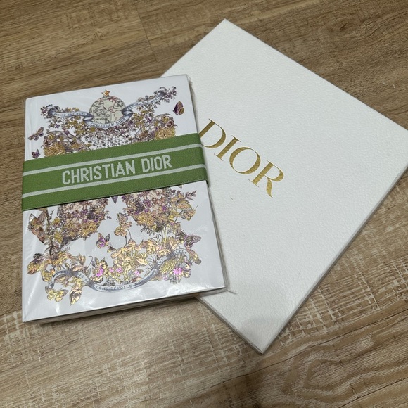 Dior | Office | Christian Dior Floral Notebook Set | Poshmark